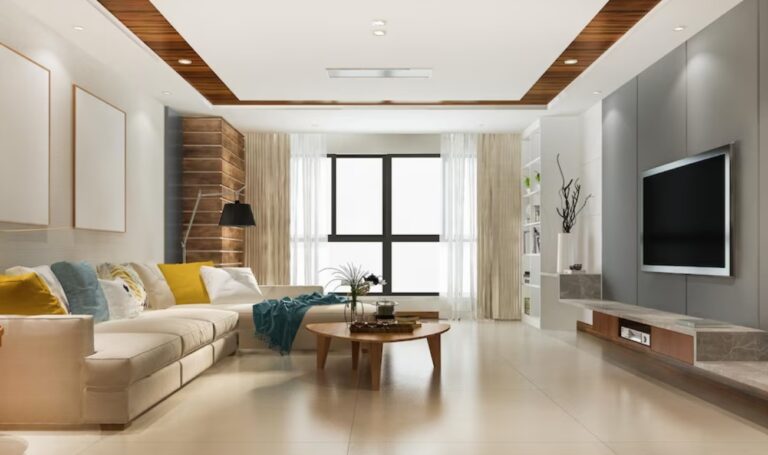 7 Contoh Plafon PVC Ruang Tamu yang Elegan - Mevvah Luxury Wall Panel