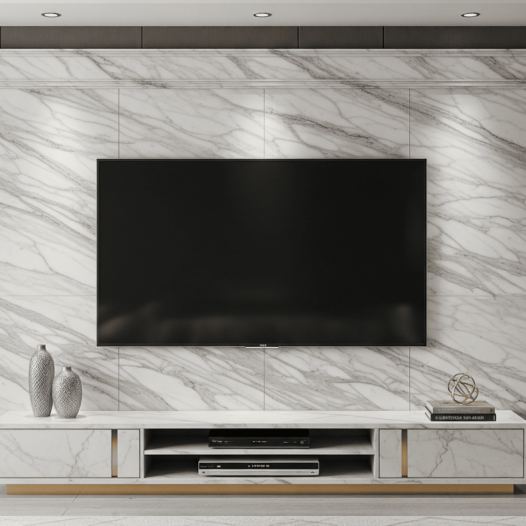 Elegan! Ini Jenis Backdrop TV Wall Panel Paling Recommended - Mevvah ...