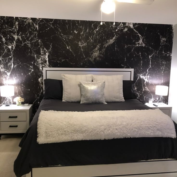 18 Contoh Desain Wallpaper Dinding Kamar Tidur Elegan - Mevvah Luxury ...